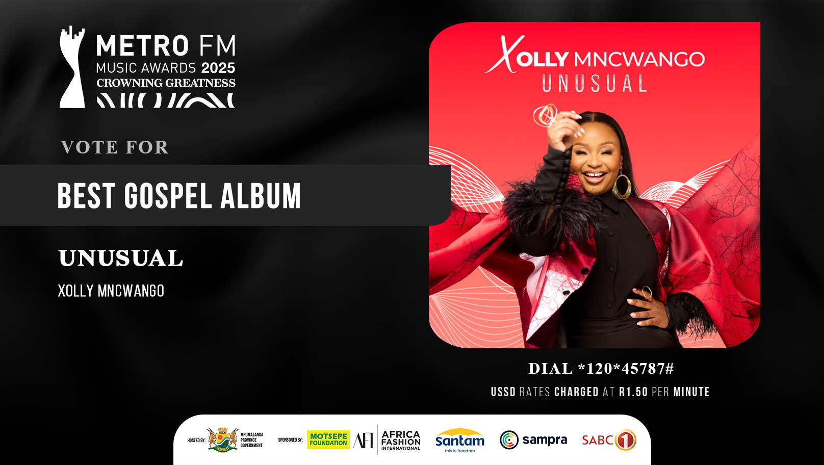 Best Gospel Album – MetroFM Music Awards 2025